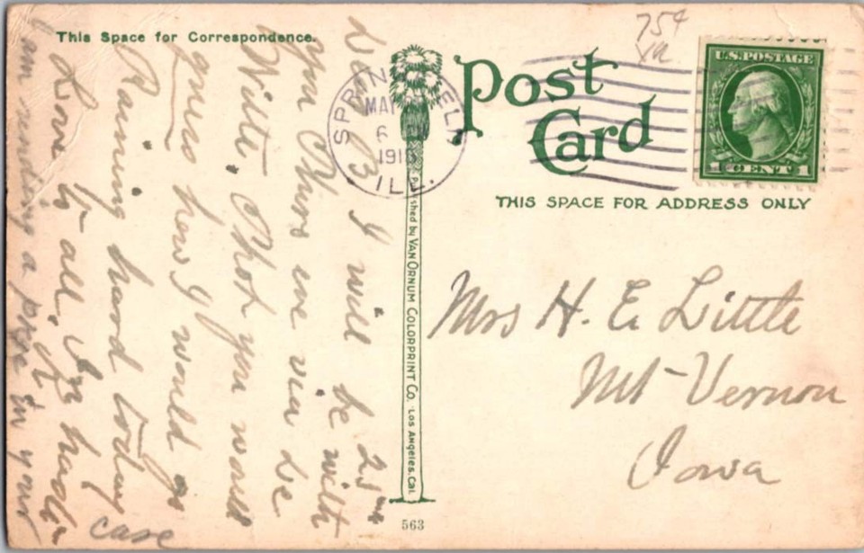 Los Angeles California CA : ROAD SCENE d/24 BG0095 | eBay