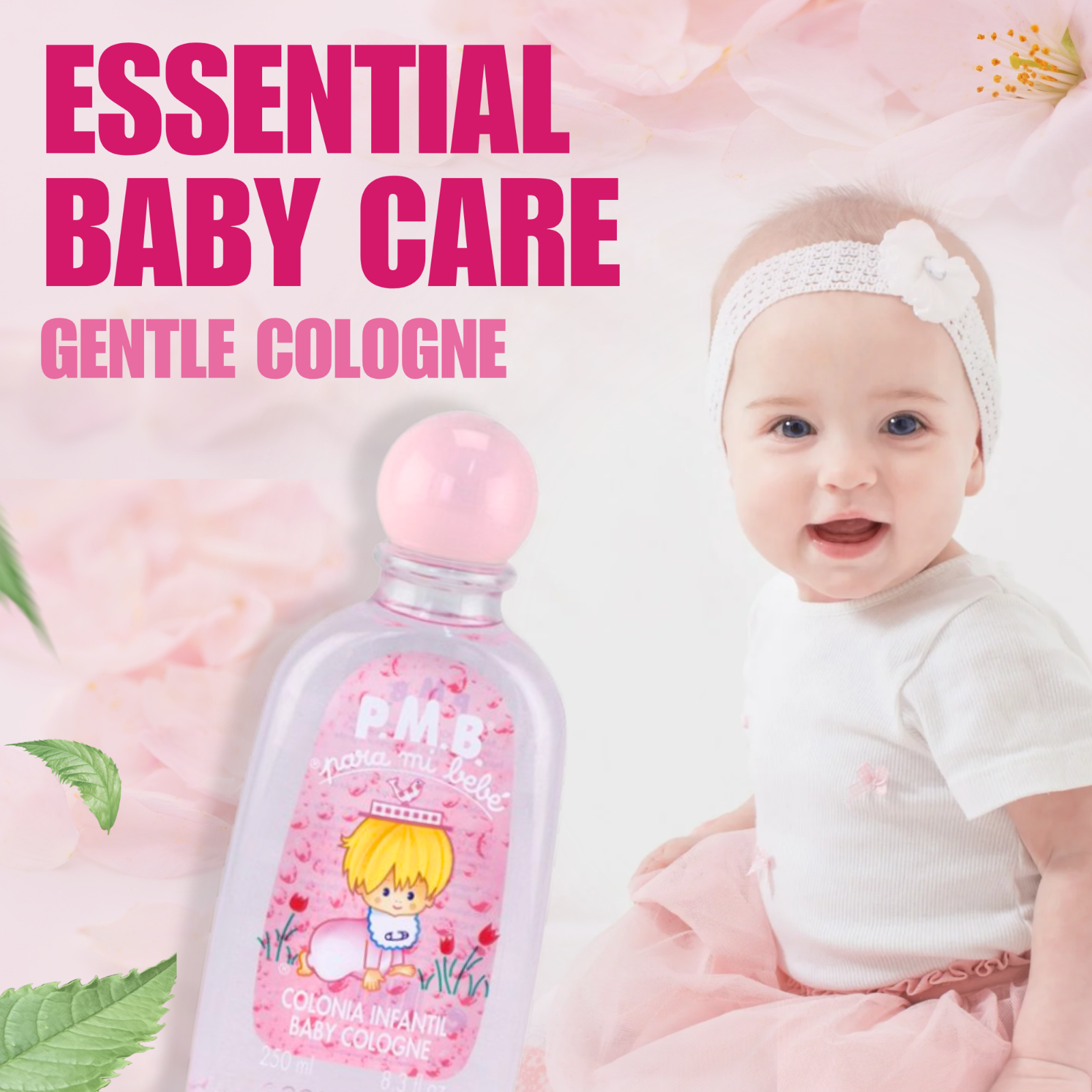 Para Mi Bebe Splash Cologne for Girls, Gentle & Fresh Scent, 8.3 fl oz ...