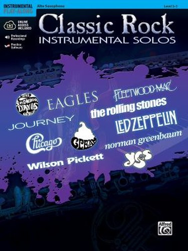 Classic Rock Instrumental Solos : Alto Sax, Book and Online Audio ...