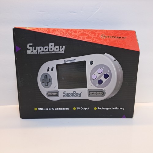 Hyperkin Supaboy SNES & SFC Compatible Handheld Console 100% Cib ...