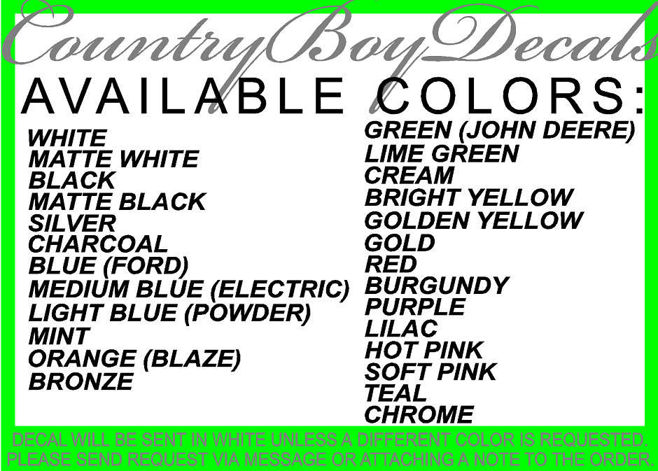 I Love My Country Boy Decal
