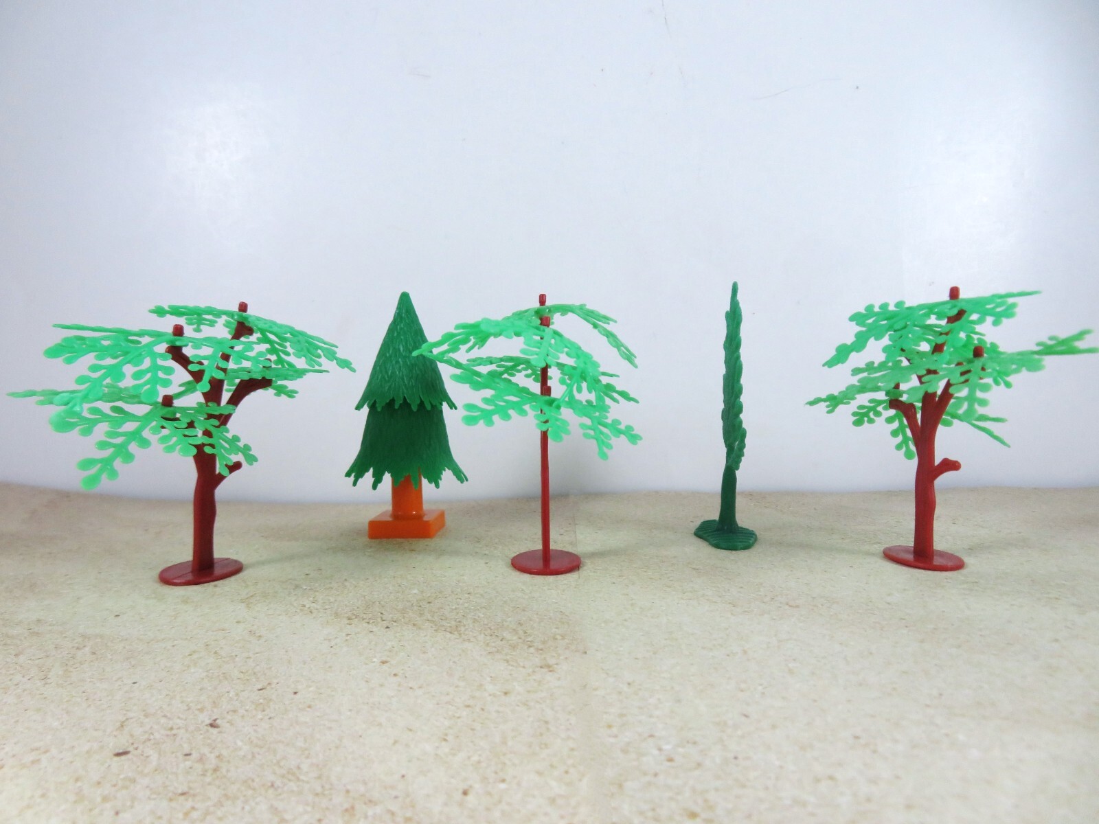 Toy Plastic Trees Mixed Lot Of 5 Nature Scenery For Play Sets Model ...
