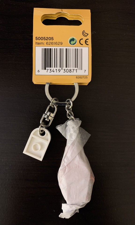 LEGO VIP Monochrome Red Metallic Keychain NEW | eBay