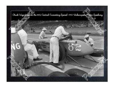 Historic Chuck Weyant in the #82 Central Excavating Special 1957 Indy ...