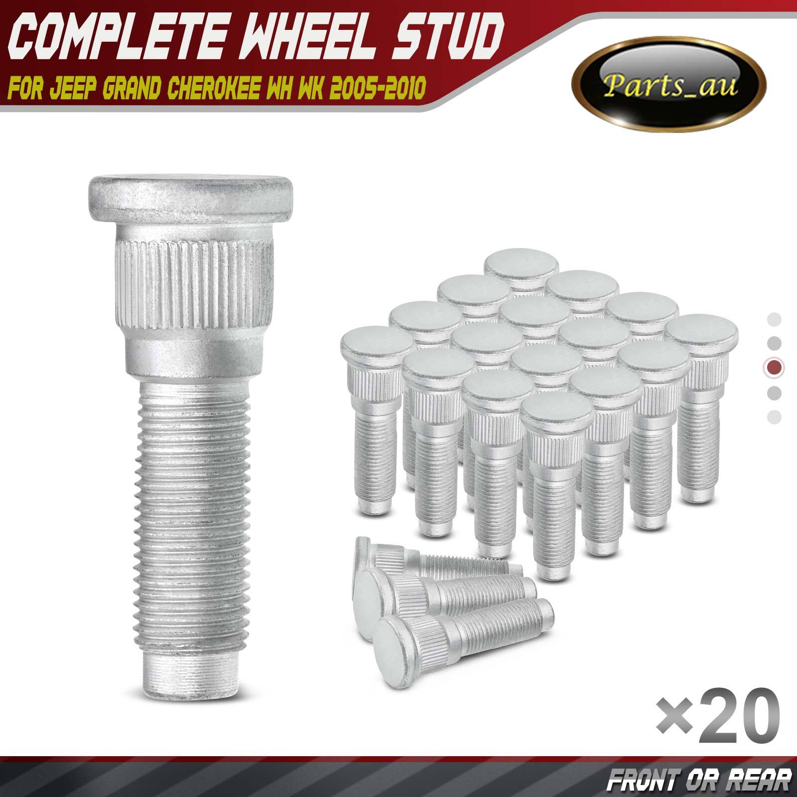 20x Front & Rear Wheel Stud for Jeep Grand Cherokee WH WK 2005-2010 SUV ...