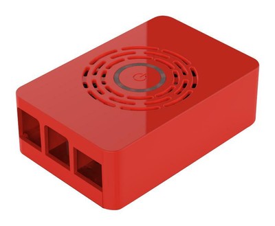 Rpi 4 Étui Avec Puissance Bouton, Rouge, Corps Couleur pour Usage Wi ...