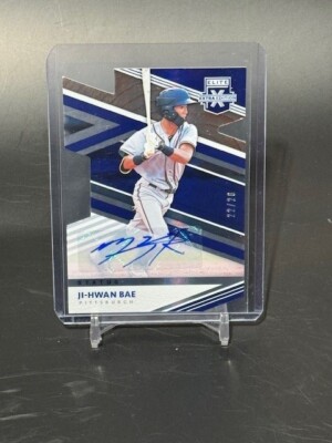 2020 Panini Elite Extra Edition #102 Ji-Hwan Bae Status Die-Cut Auto ...