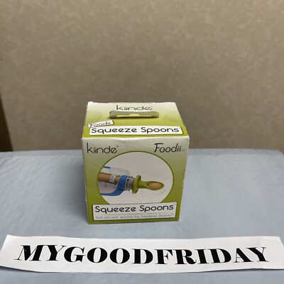 Kiinde Foodii Squeeze Spoons for Squeeze Snack - New Sealed | eBay