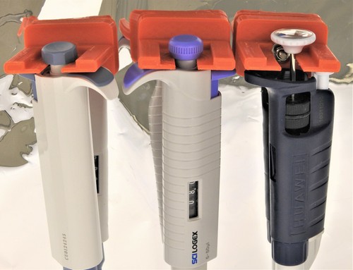 Universal Magnetic Pipette Hanger Pipettor Stand Rack Shelf Wall ...