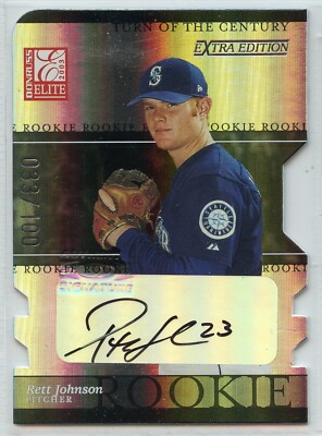 2003 Donruss Elite Extra Editon Autograph Issue - #24 - Brett Johnson ...