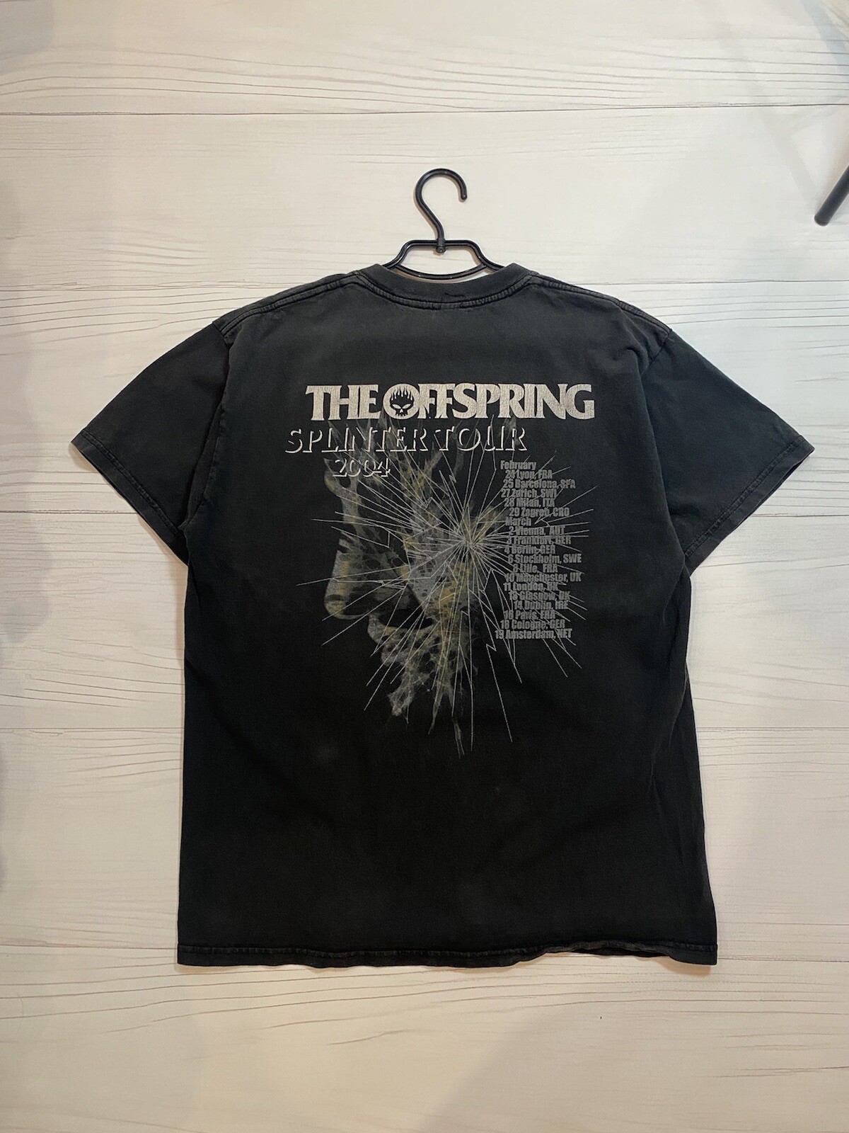 Vintage The Offspring Splinter tour 2004 faded t shir… - Gem