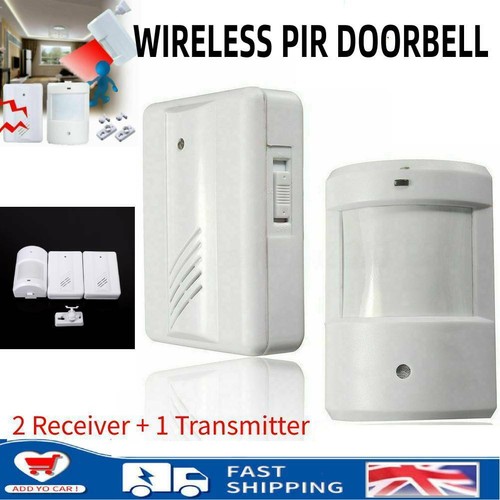 Wireless Chime Entry Alert Sensor For Home Business Office Door Open ...