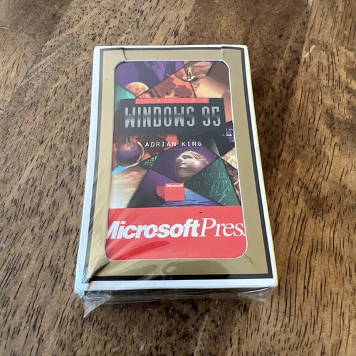 Windows 95 Microsoft Press Vintage PLAYING CARDS - RARE / NEW / SEALED | eBay