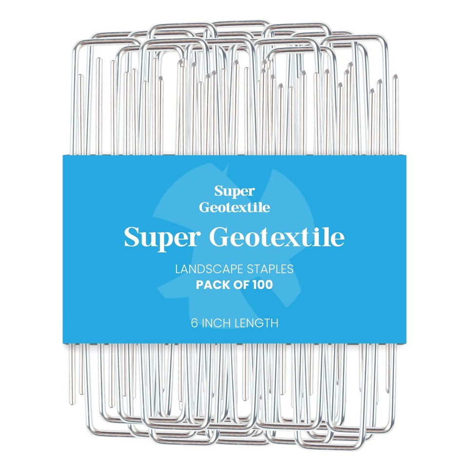 Super Geotextile Landscape Staples Heavy Duty 11 Ga Galvanized U-Shaped ...