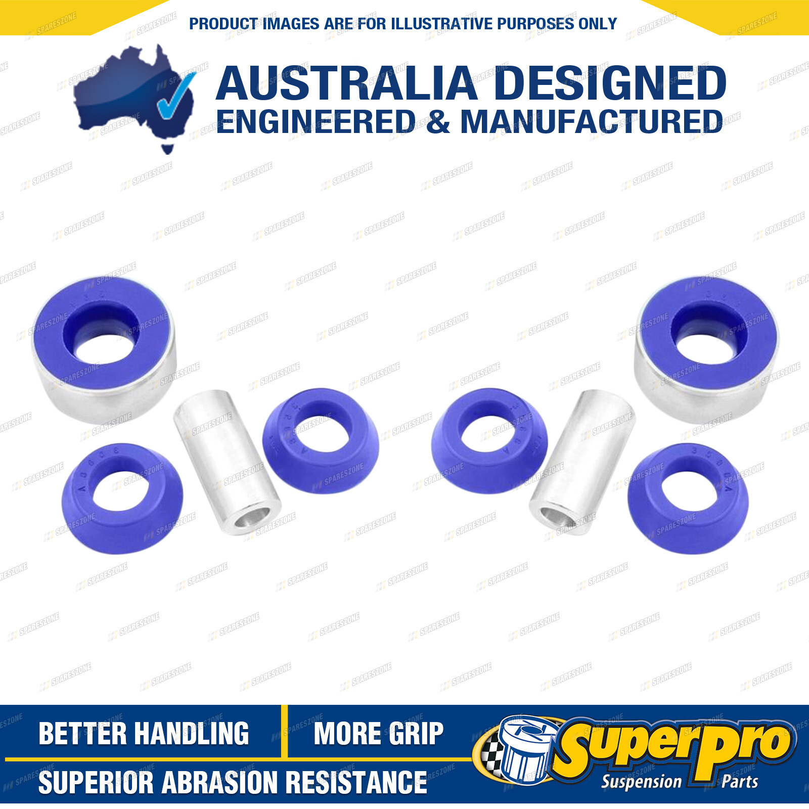 Superpro Front Control Arm Lower Rear Bush Kit for Toyota Avensis T25 ...