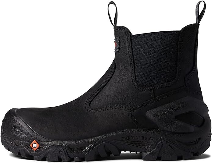 MERRELL MENS WORK STRONGFIELD CHELSEA COMPOSITE TOE BOOTS SIZE 13 | eBay