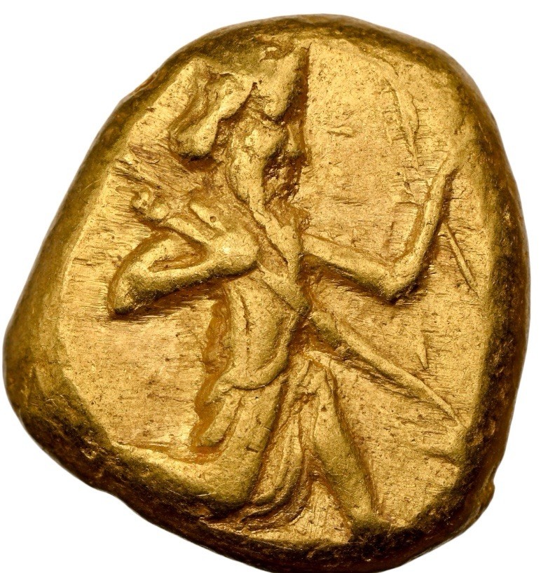 Achaemenid Persia Empire King Darius II 450-400 BC Gold Daric NGC XF ...
