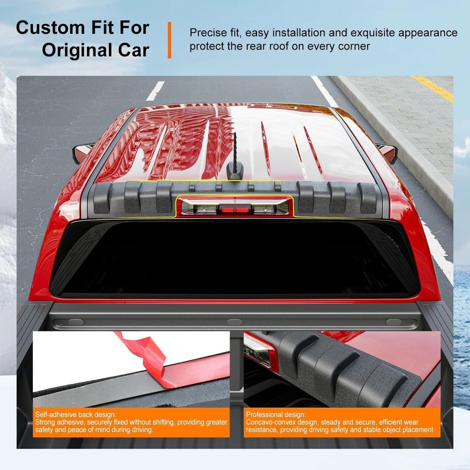 For 2023-2025 Chevy Colorado GMC Canyon Rear Roof Protector Truck Cab ...