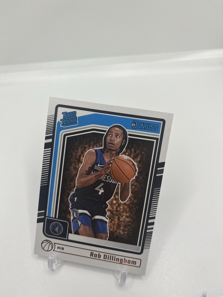 ROB DILLINGHAM 2024-25 PANINI DONRUSS RATED ROOKIE CARD #204 ...