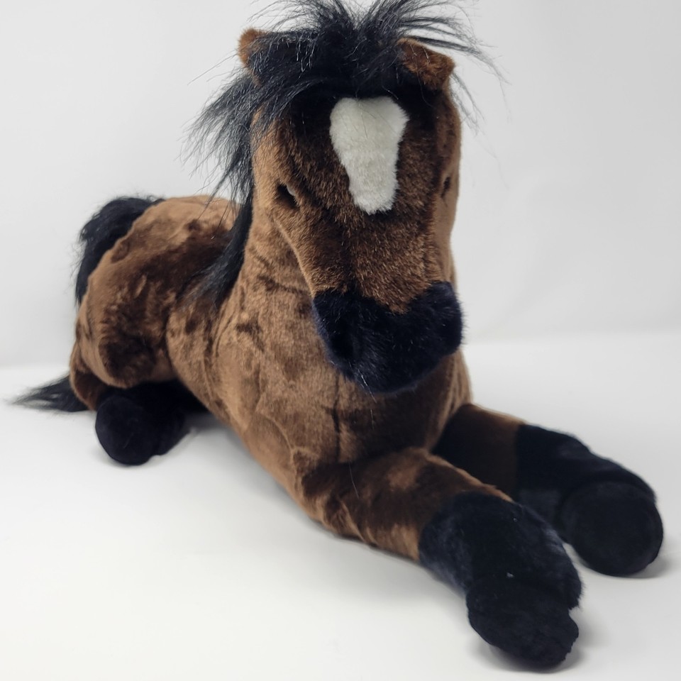 Realistic Douglas Brown Bay Horse ZOE Stuffed Animal Cuddle Plush Toy ...