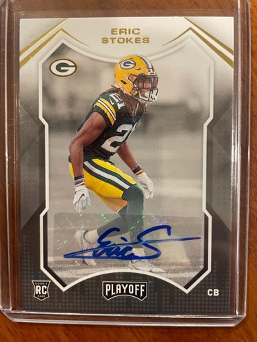 ERIC STOKES - 2021 Panini Playoff Football Rookie Autograph #253 - Auto ...