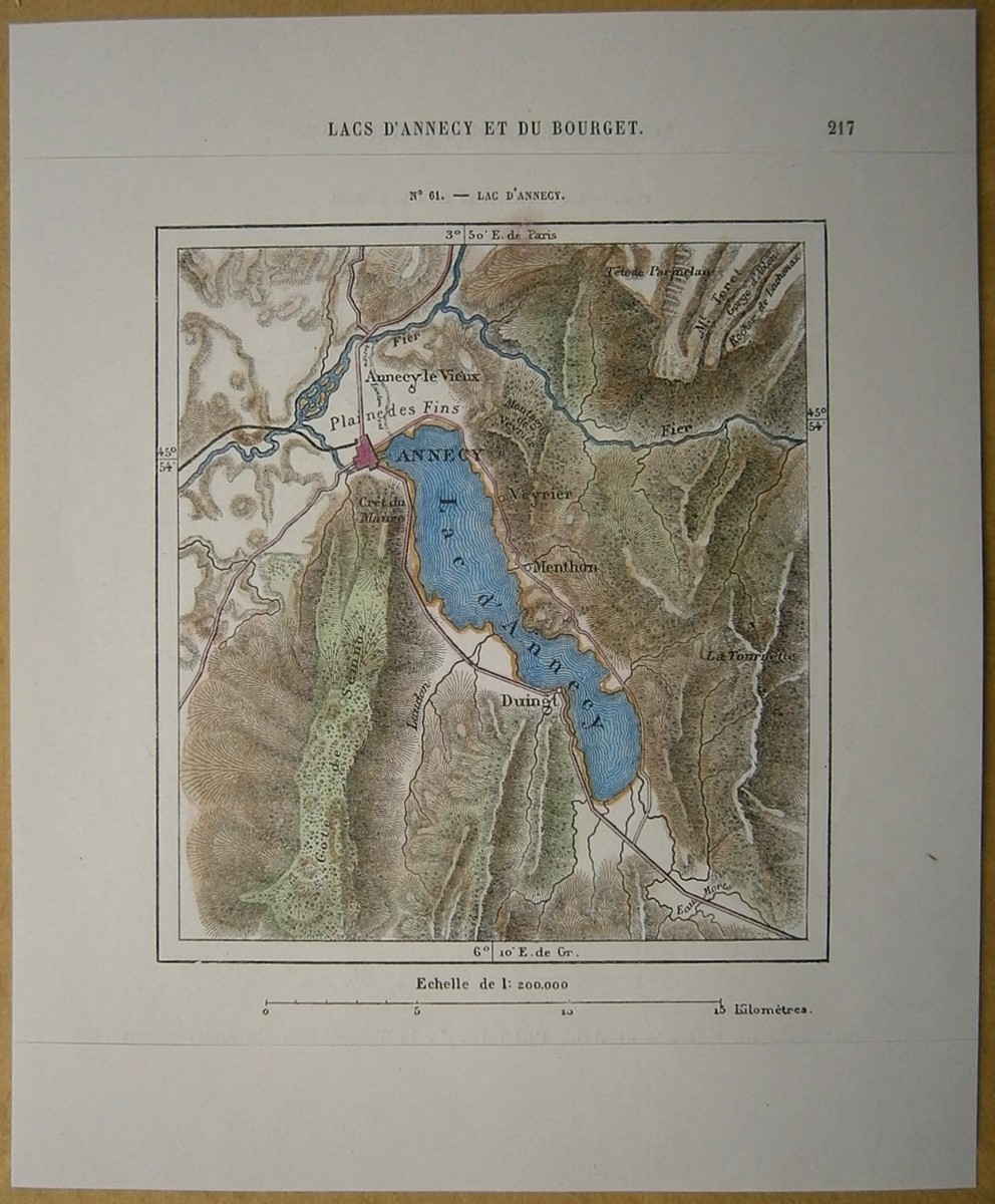 Lake Annecy France Map - Infoupdate.org