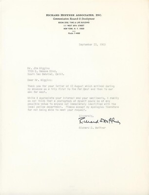 Richard D. Heffner- Vintage TLS 1965 (Broadcaster) | eBay