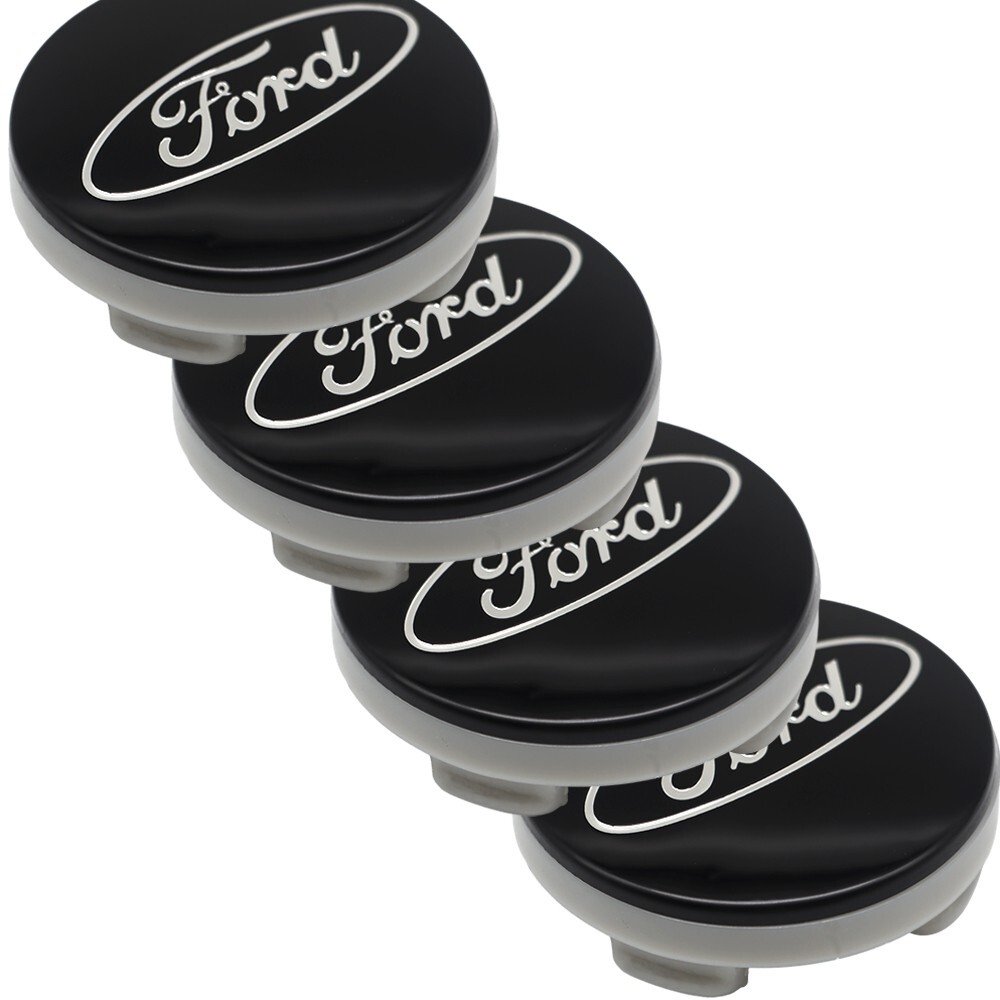 Set Of 4 For 54MM Wheels Center Caps 2-1/8" Hubcap Black Center Cap ...