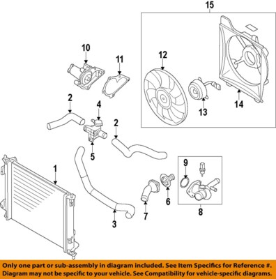 HYUNDAI OEM 11-17 Elantra Coupe Radiator Components-Upper Hose ...