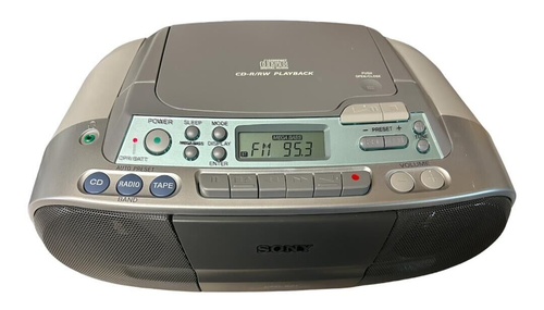 Sony CFD-S01 CD /Cassette/ AM/FM Radio Portable Boombox Stereo Player ...