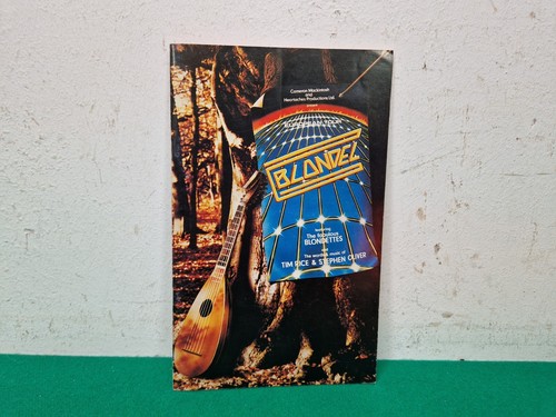 Vintage 1980s Blondel Blondettes Musical Souvenir Programme The Old Vic ...