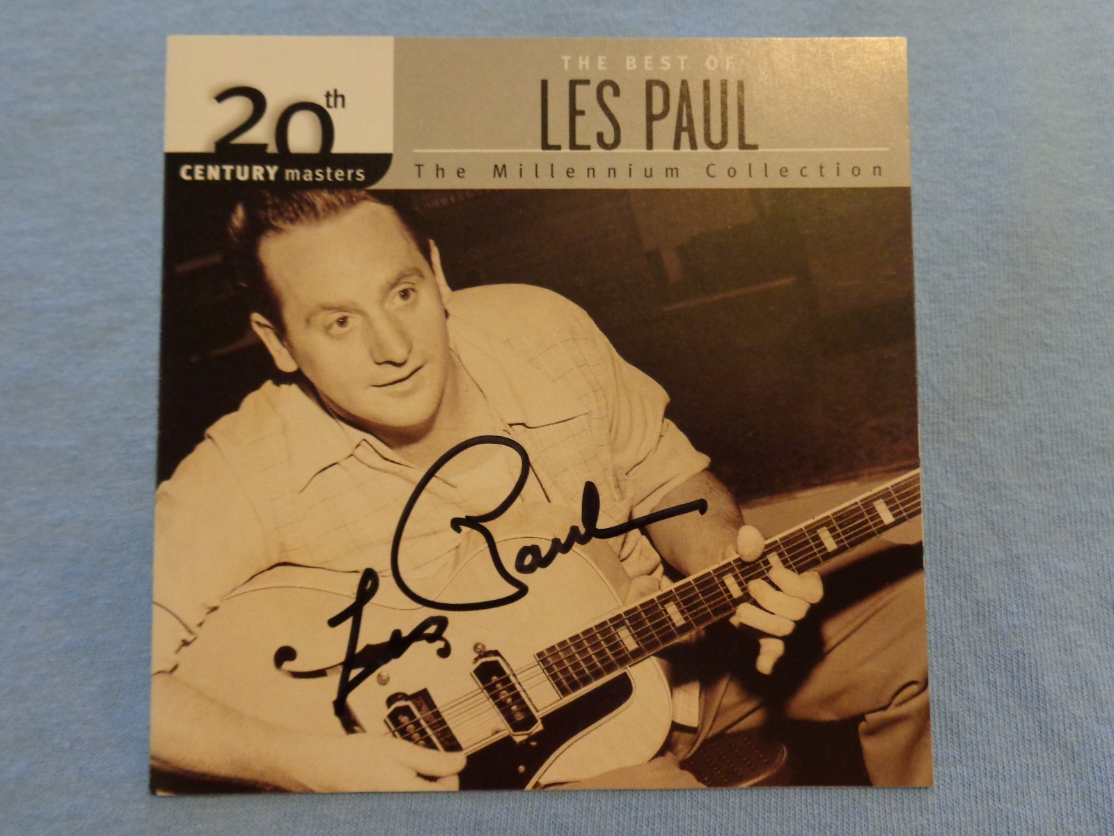 Les Paul Signed Autographed CD Cover/Jacket | eBay