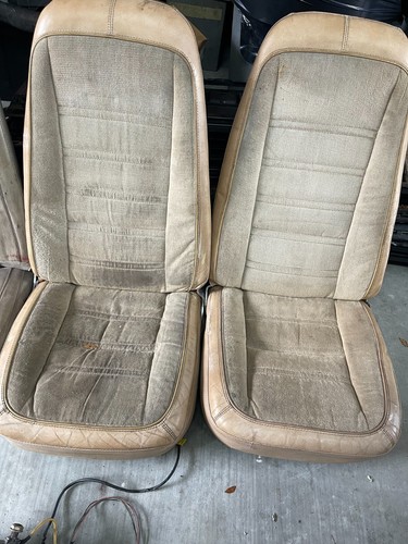 1977-78 Corvette TAN CLOTH SEATS SEATS USED GM | eBay