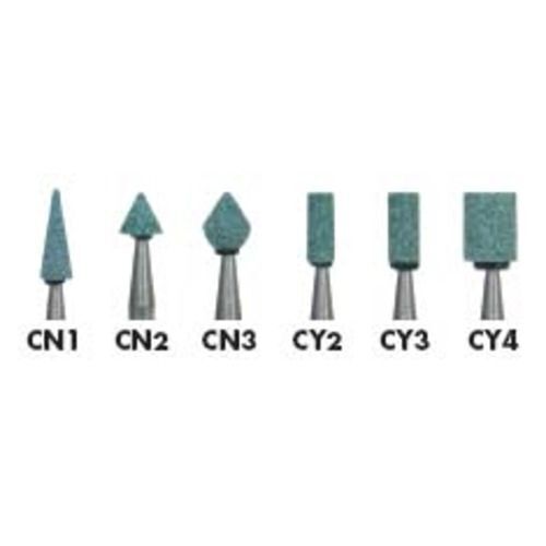 Dura-Green CY2 flat end cone HP, 12/pk, silicon carbide finishing | eBay