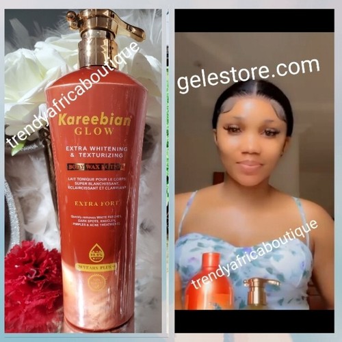 Kareebian Glow Xtra Whitening & Texturising Body Lotion 99.9 Booster ...