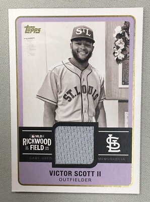 Victor Scott II 2025 Topps MLB At Rickwood Field Relic Card ST LOUIS ...