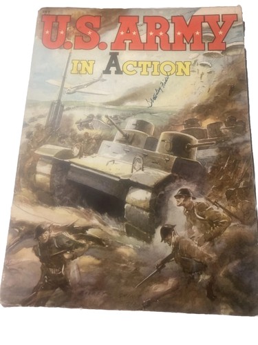 Vintage US Army In Action 1942 Whitman #797 WW2 Tanks Planes War Mb3 | eBay