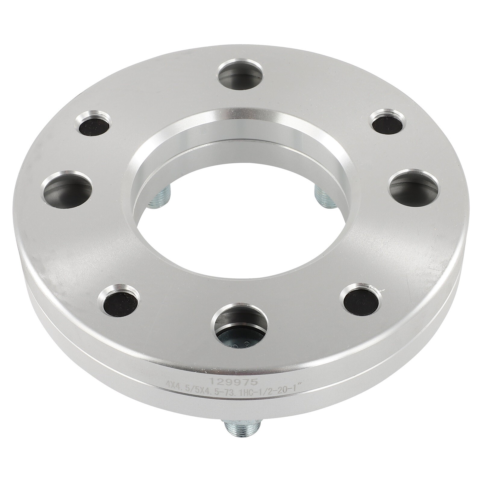 4Pc 1" 4x114.3 to 5x114.3 Conversion Wheel Adapters 1/2"x20 4 Lug to 5 ...