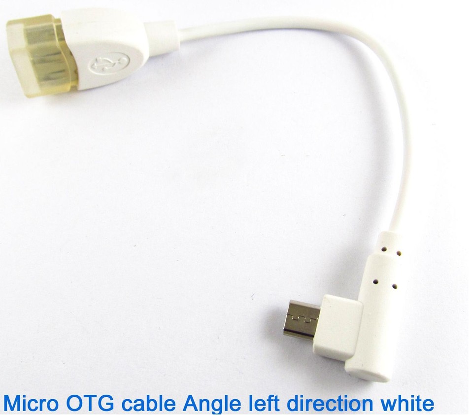1pcs OTG Cable/Adapter Angle & Straight Micro/Mini 5pin USB M to USB 2. ...