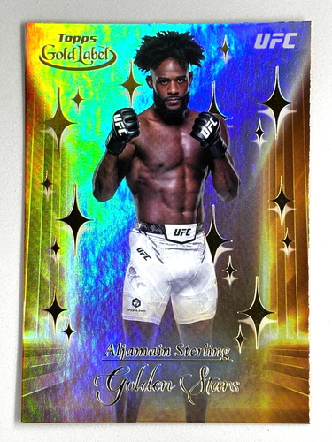 2024 Topps Gold Label UFC - Golden Stars Aljamain Sterling #GS-8 for ...