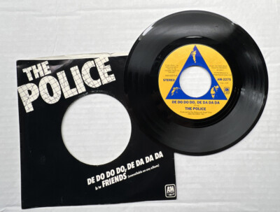 45 rpm Vintage 7” Vinyl Single Hit Record The POLICE De Do Do Do De Da ...