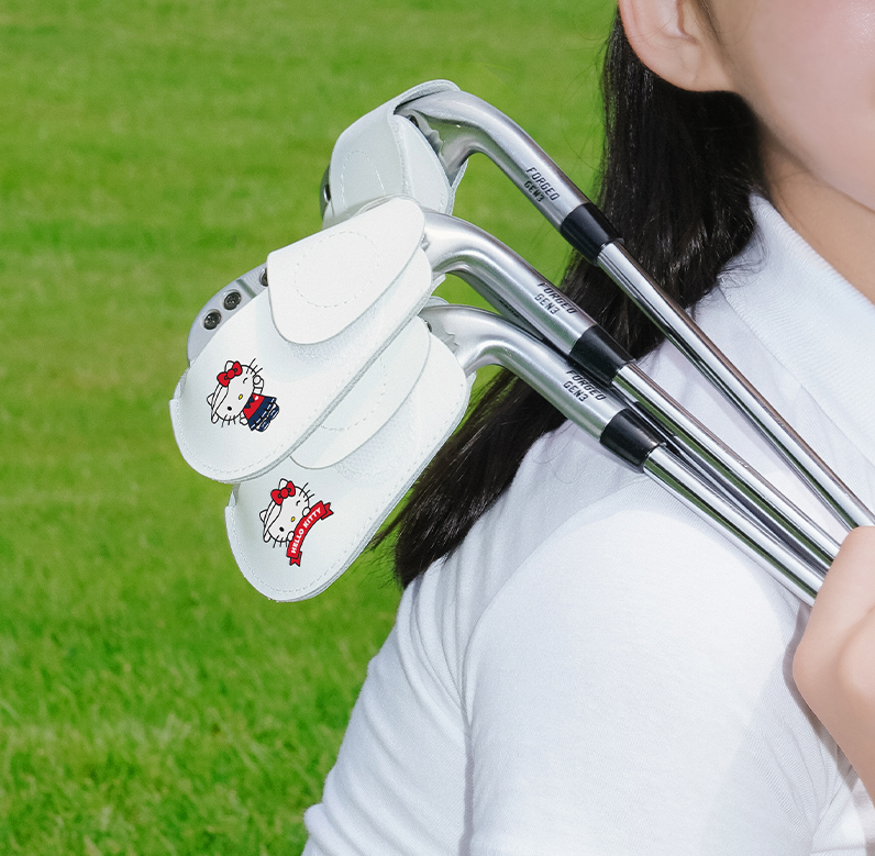 Sanrio Golf Club Iron Cover Set Hello Kitty My Melody Kurumi 8 Piece ...