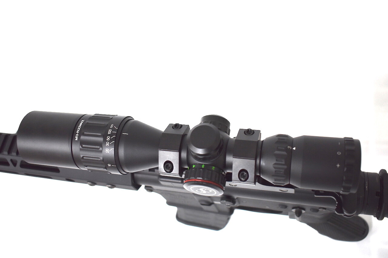SNIPER 3-9x32 Compact Rifle Scope Mil Dot RGB Front AO /w Picatinny ...