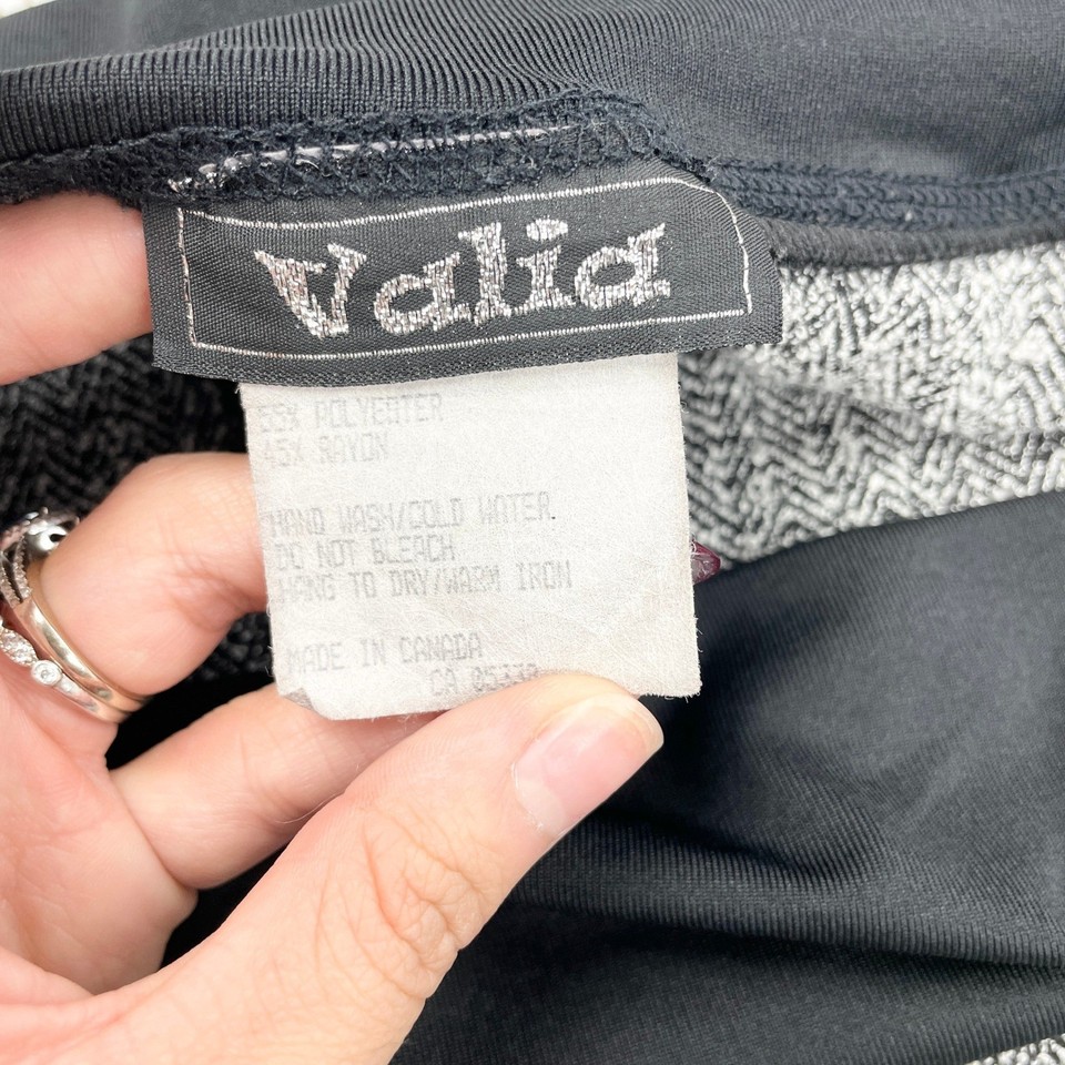 Vintage Vaila Womens Skirt Size 7 Soft Grunge Academia Minimalist Dark ...