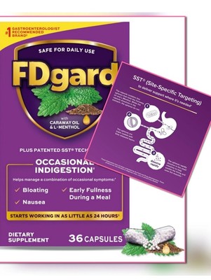 FDgard Functional Dyspepsia Occasional Digestive Indigestion Bloat Gas ...