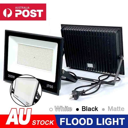 Flood Light 300W AU Plug 220V Waterproof Cool White Outdoor Garden ...