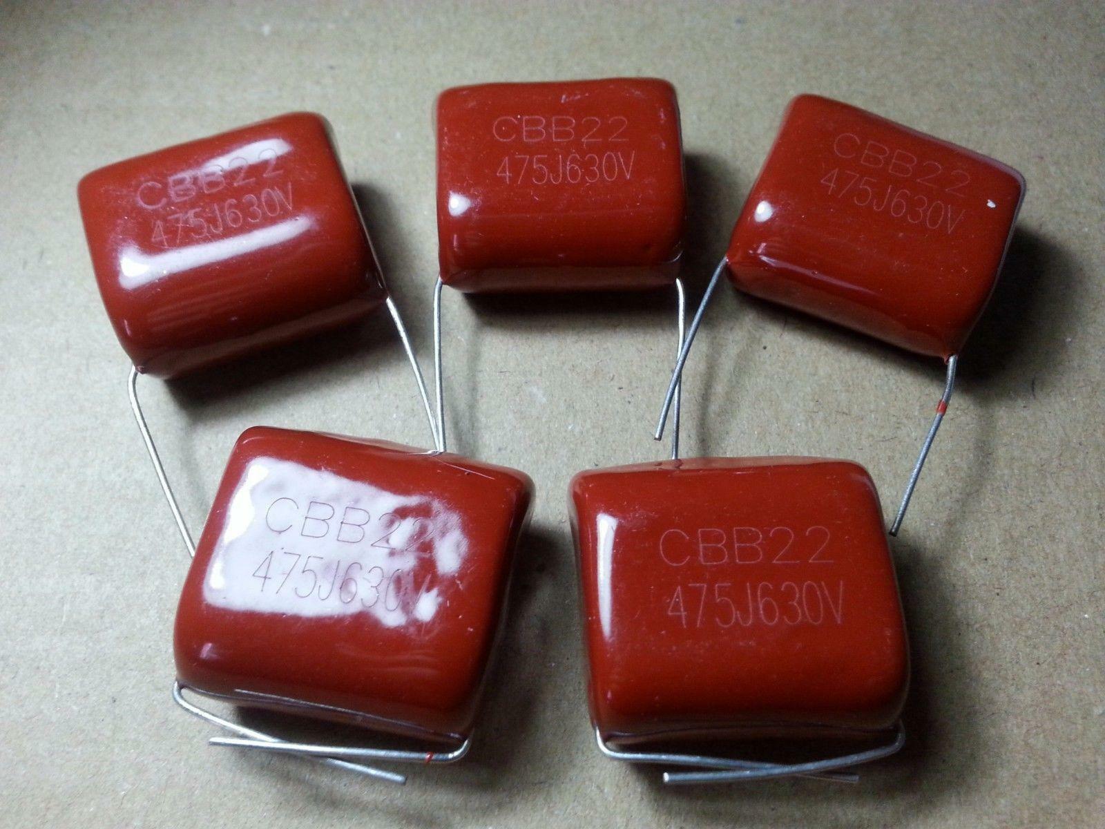 20pcs CBB CBB22 Metallized Film Capacitor 2.2uF 225J 630V | eBay
