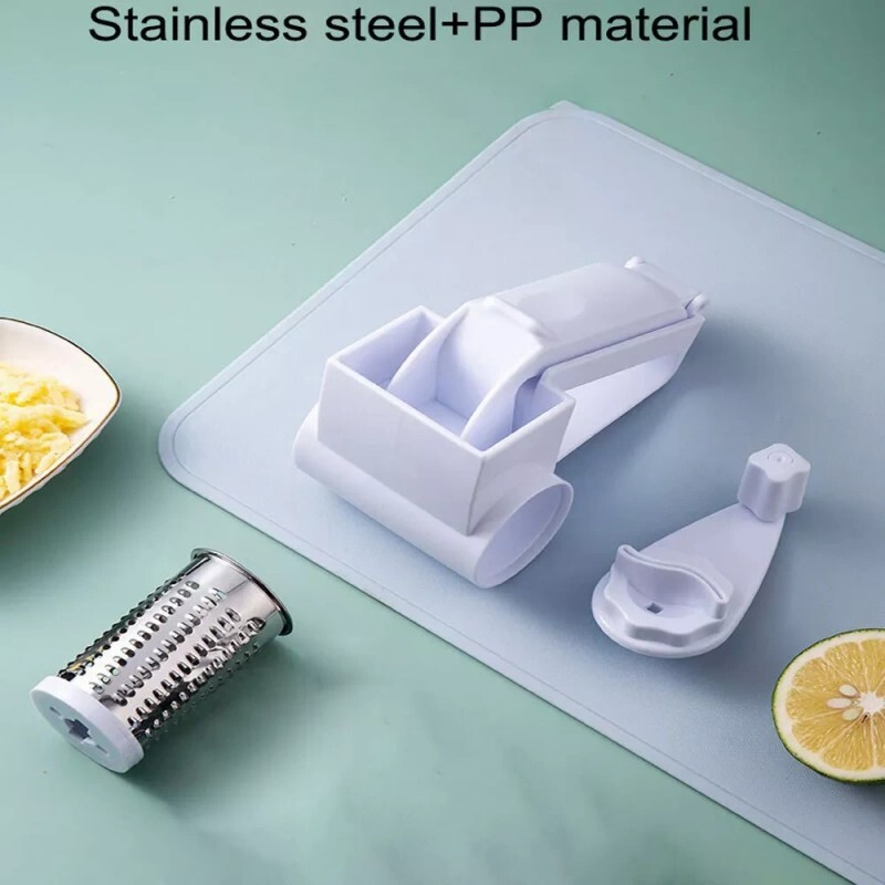 Olive Garden Rotary Parmesan Cheese Grater Stainless Steel Drum Kitchen ...