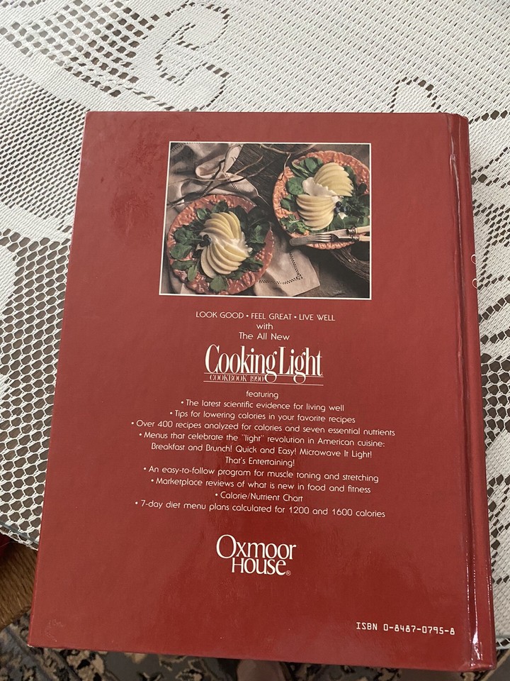 Cooking Light Cookbook, 1990 by Oxmoor House Staff (Hardcover ...