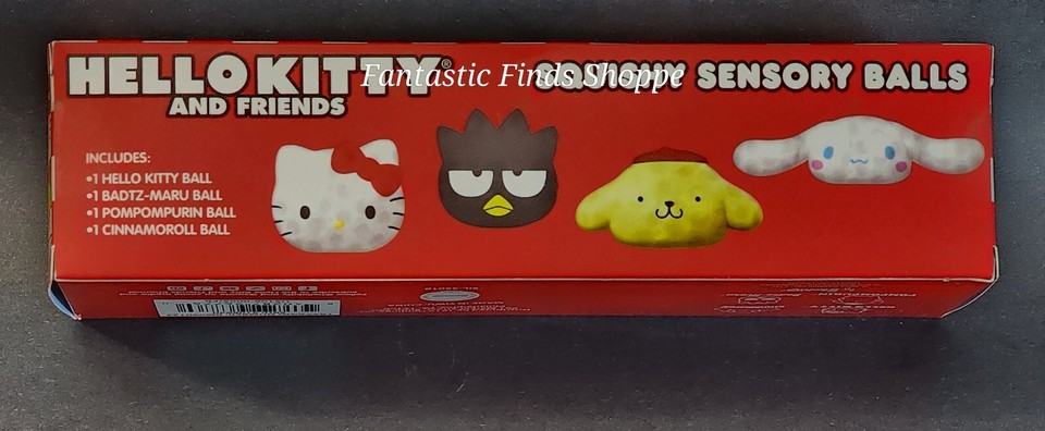 Hello Kitty & Friends Sensory Squishy Stress Balls 4 Pack Badtz-Maru ...